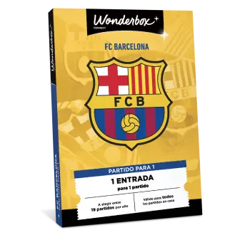 Cofre Regalo FC Barcelona - 1 Partido en Duo | Wonderbox Connect