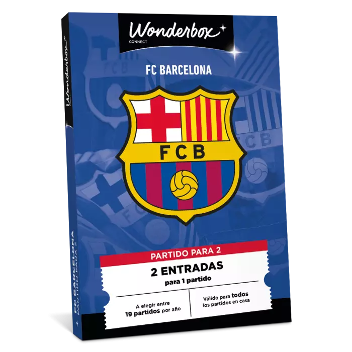 Cofre Regalo FC Barcelona - 1 Partido en Duo | Wonderbox Connect