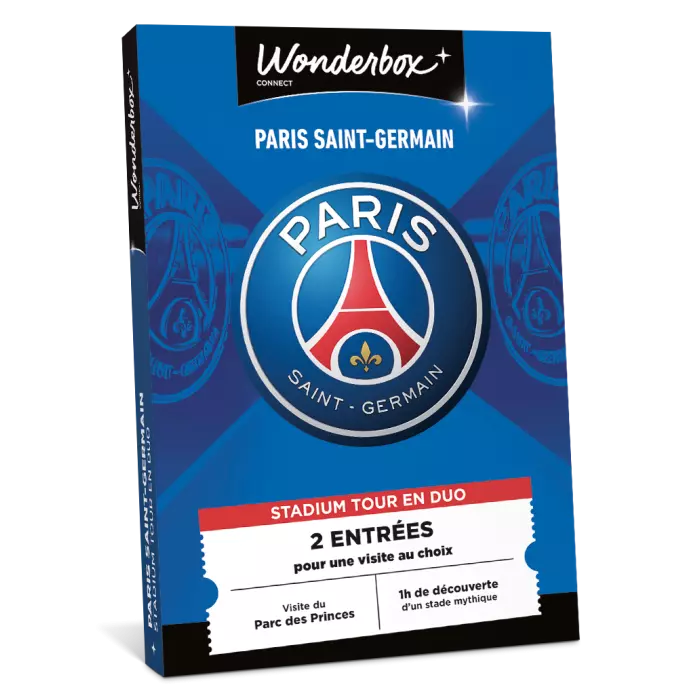 Coffret Cadeau PSG - Stadium Tour en Duo | Wonderbox Connect