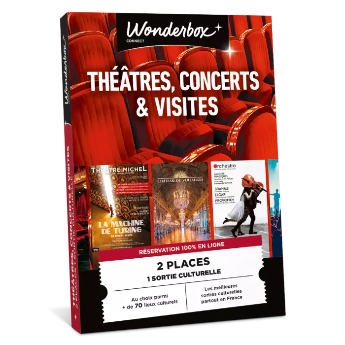 Coffret Cadeau Théâtre, concerts & visites - Activité Culturelle en Duo ...