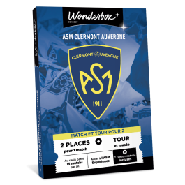 Coffret Cadeau ASM Clermont Auvergne - Match Expérience en Duo ...