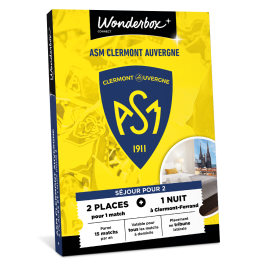 Coffret Cadeau ASM Clermont - Match et Séjour en Duo | Wonderbox Connect